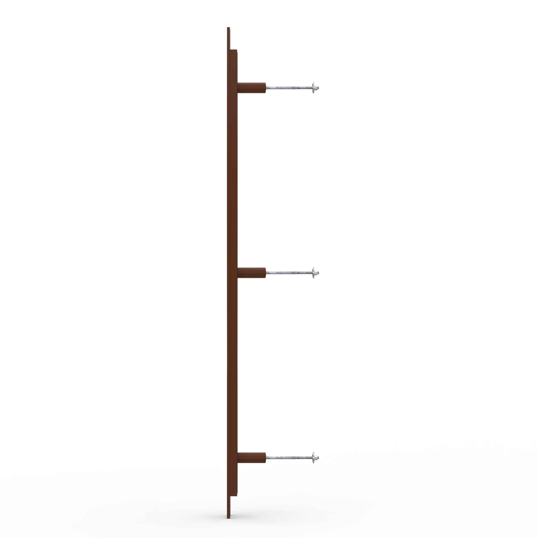 11' x 6" Wood Pole Aluminum Sled Mount - DFConceal